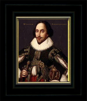 William Shakespeare Framed Portrait Miniature – Alberene Mail