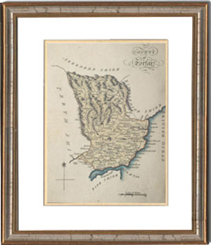 Forfar Scottish County Map – Alberene Mail